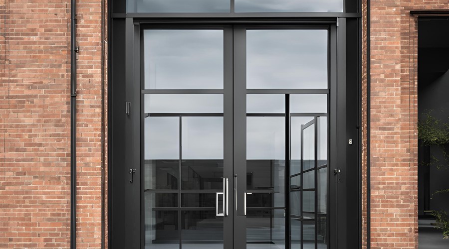 Exterior Steel Doors with Glass | Luxe Windows and Doors